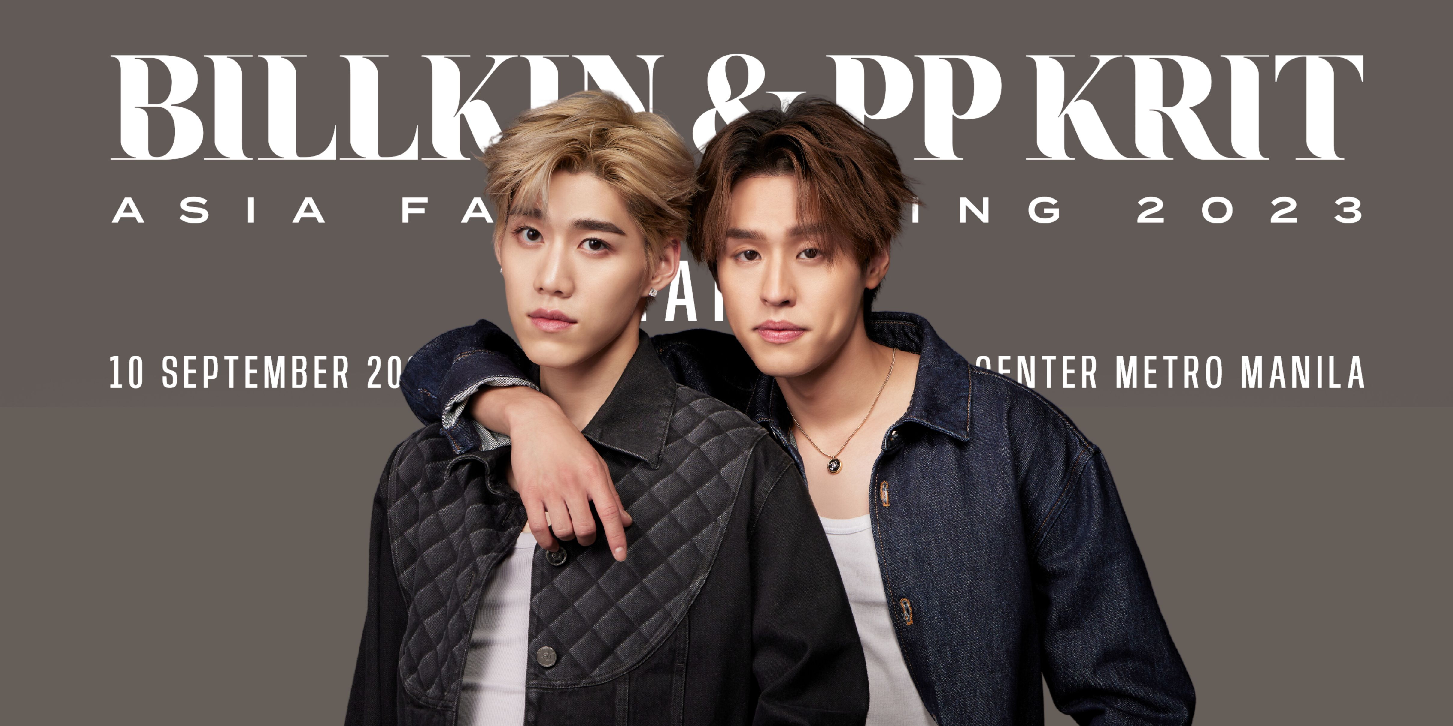 Thai stars Billkin, PP Krit set to thrill Manila in upcoming fan meeting